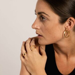 IX Studios | IX Octagon Simple Signet Ring | JUWELS.DK