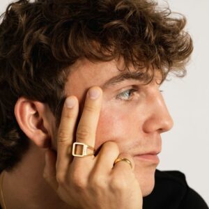 IX Studios | IX Octagon Simple Signet Ring | JUWELS.DK
