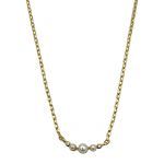 Nuni | Vera halskæde - Pearl/Gold | JUWELS.DK